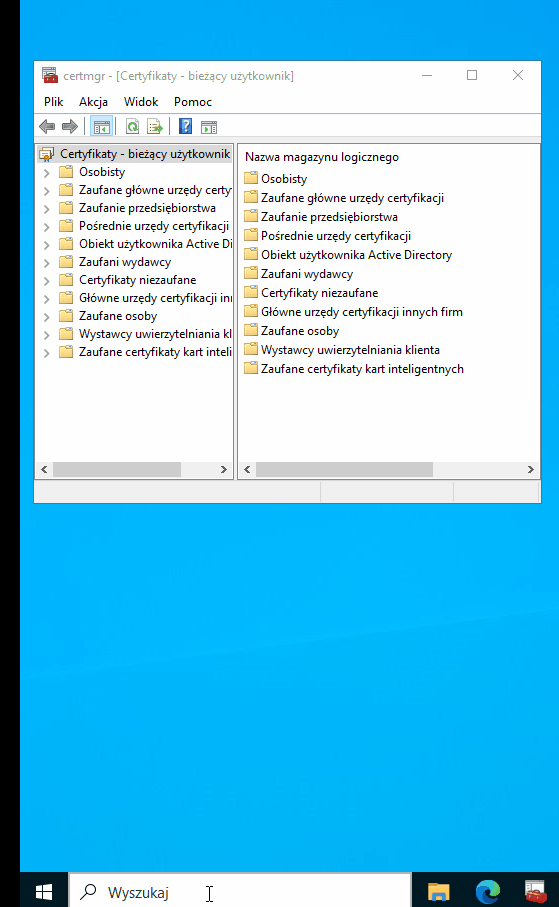 Certyfikat kwalifikowany - Gdzie znaleźć w systemie? dla urządzenia ...