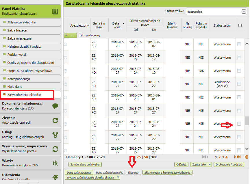 [KIP] Import elektronicznych zwolnień lekarskich (e-ZLA) w formacie CSV ...